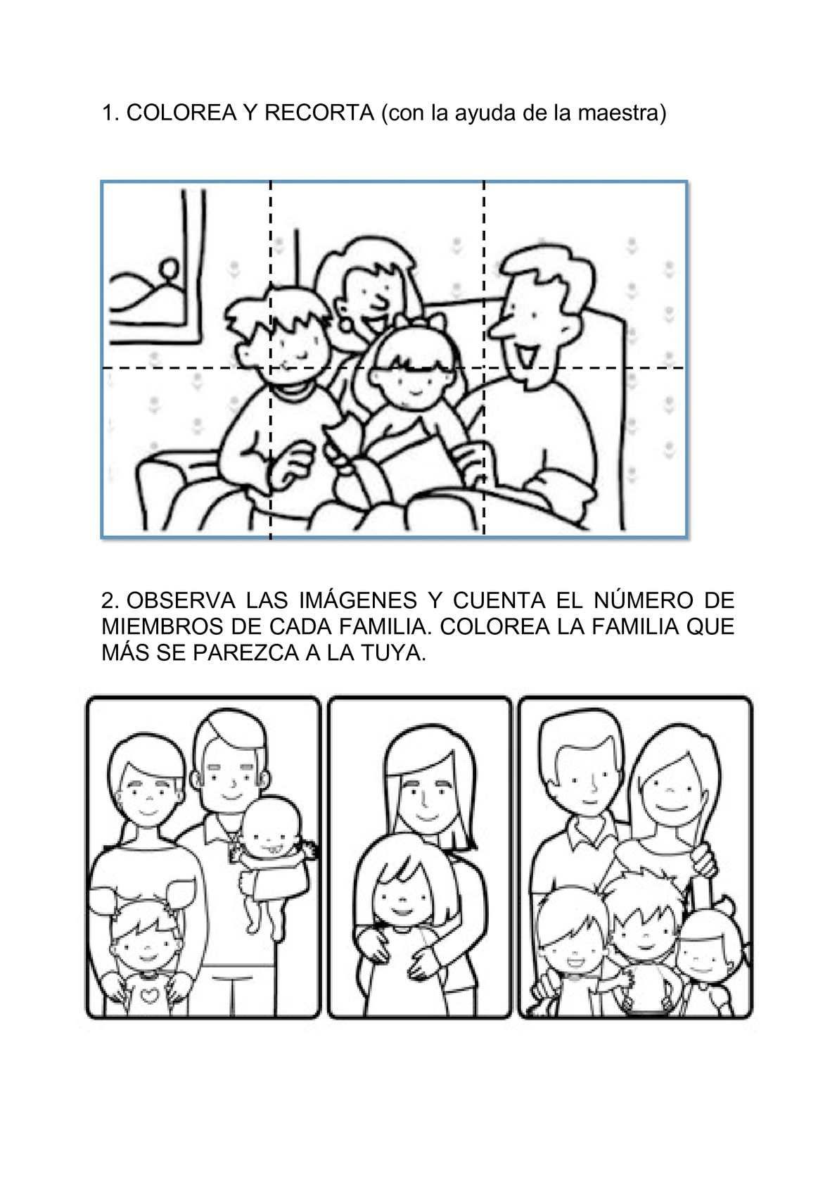 Actividades para trabajar la Familia en Infantil