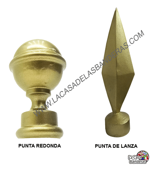 Punta que tiene los Banderines y Estandartes